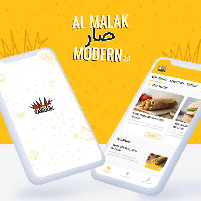 Malak al Tawouk – All-in-1 Delivery App – Abiroot